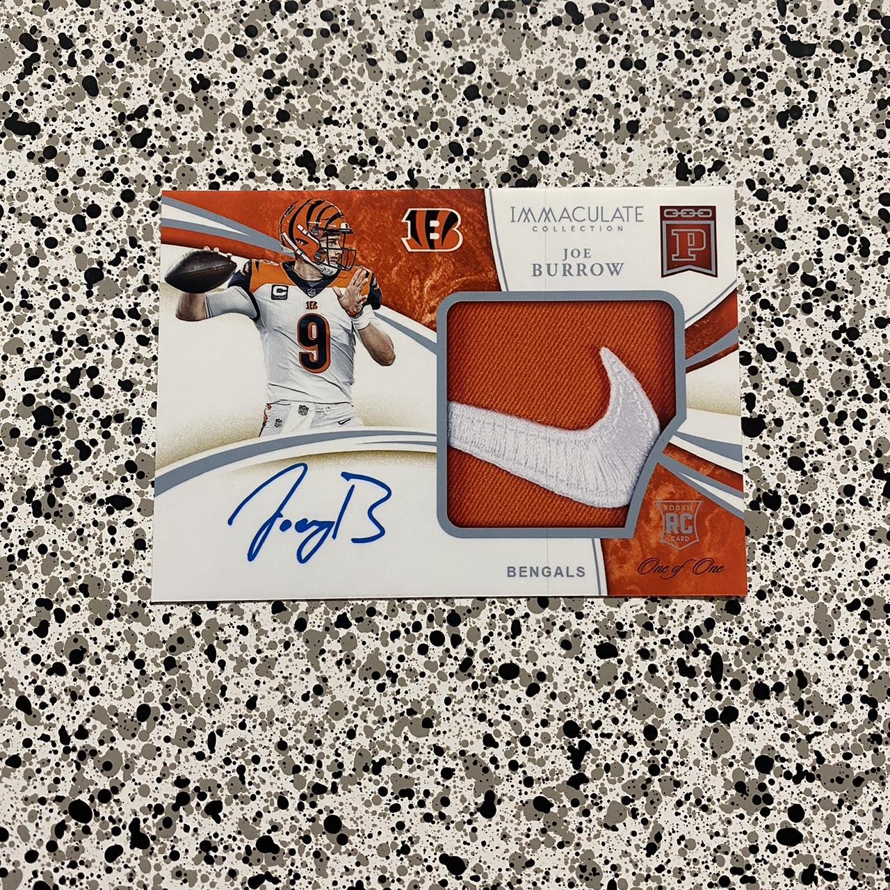 STICKER Joe Burrow Rookie Auto Logo 1 Of 1 NOVELTY... - Depop