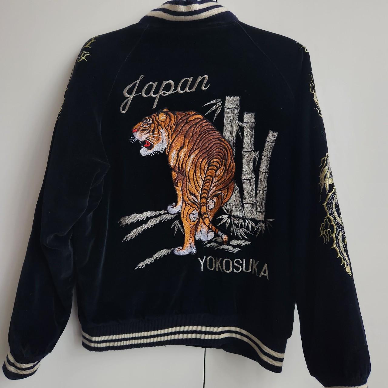 Original vintage JAPAN tiger jacket thrifted in... - Depop