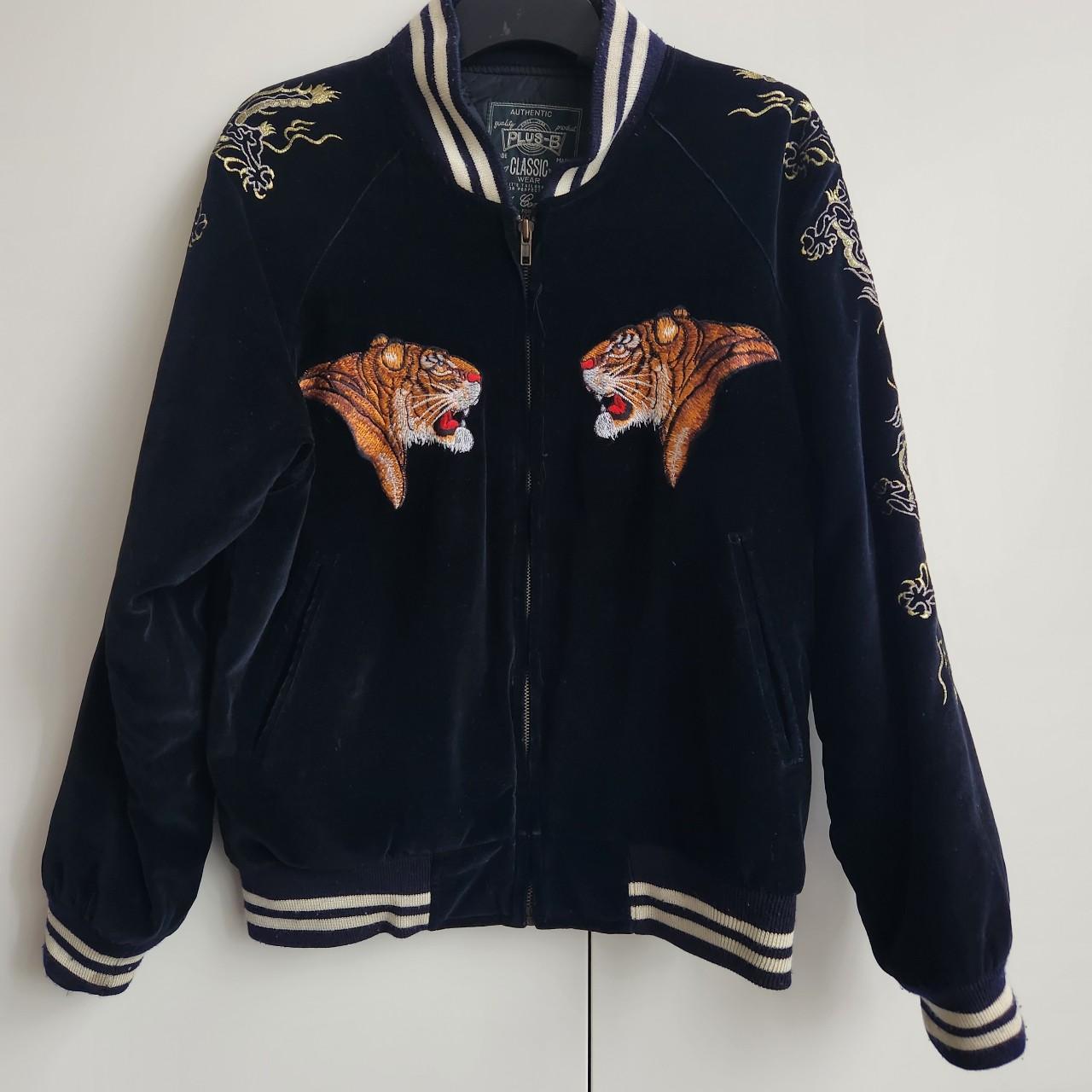 Original vintage JAPAN tiger jacket thrifted in... - Depop