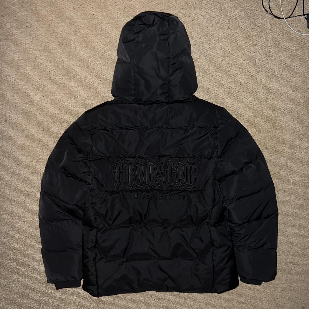 Trapstar blackout decoded puffer Size Large 10/10... | Depop
