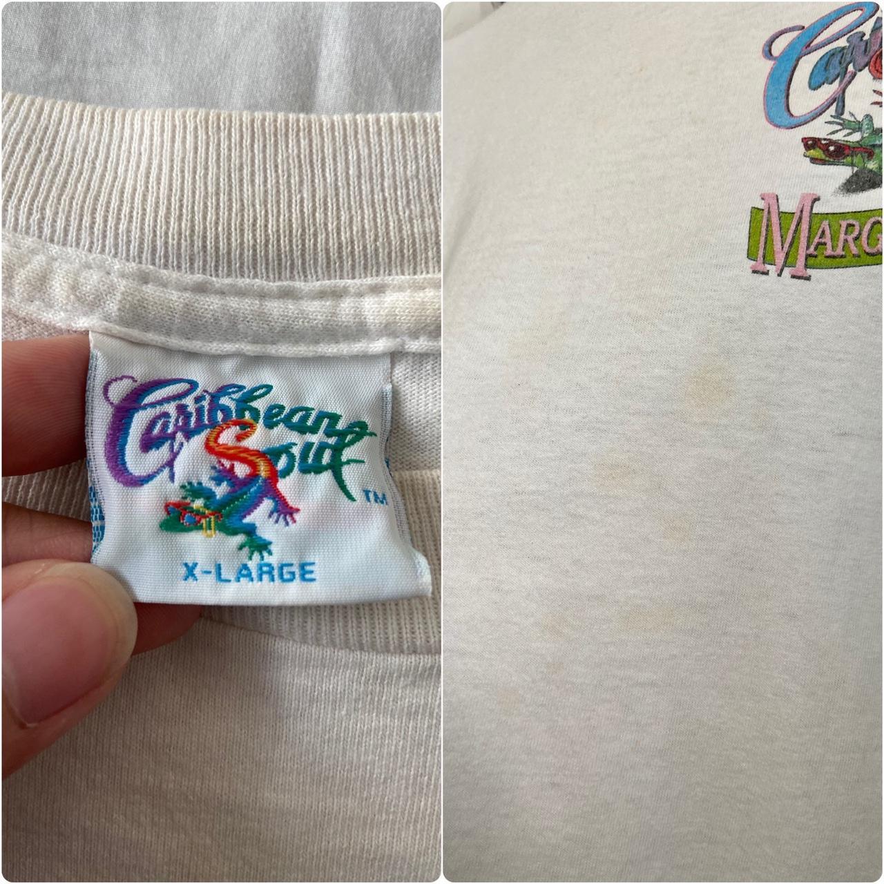 Vintage Caribbean Soul 1998 Graphics White Tee Shirt... - Depop
