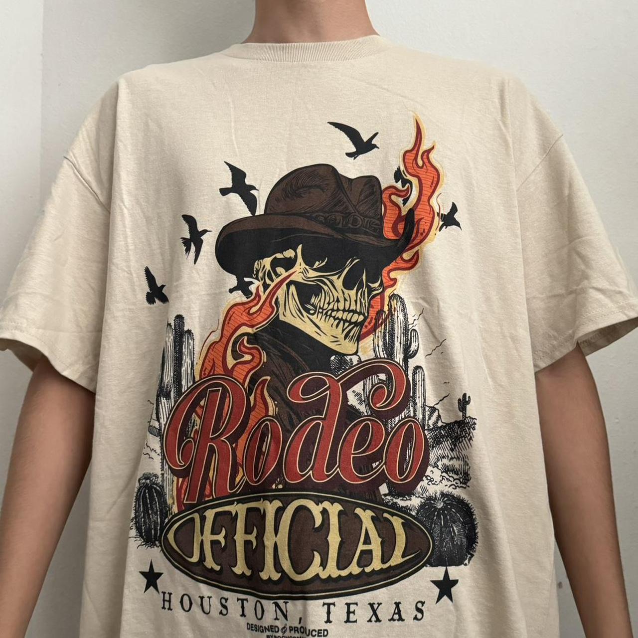 The Rodeo Official Graphics Brown Tee Shirt that has... - Depop