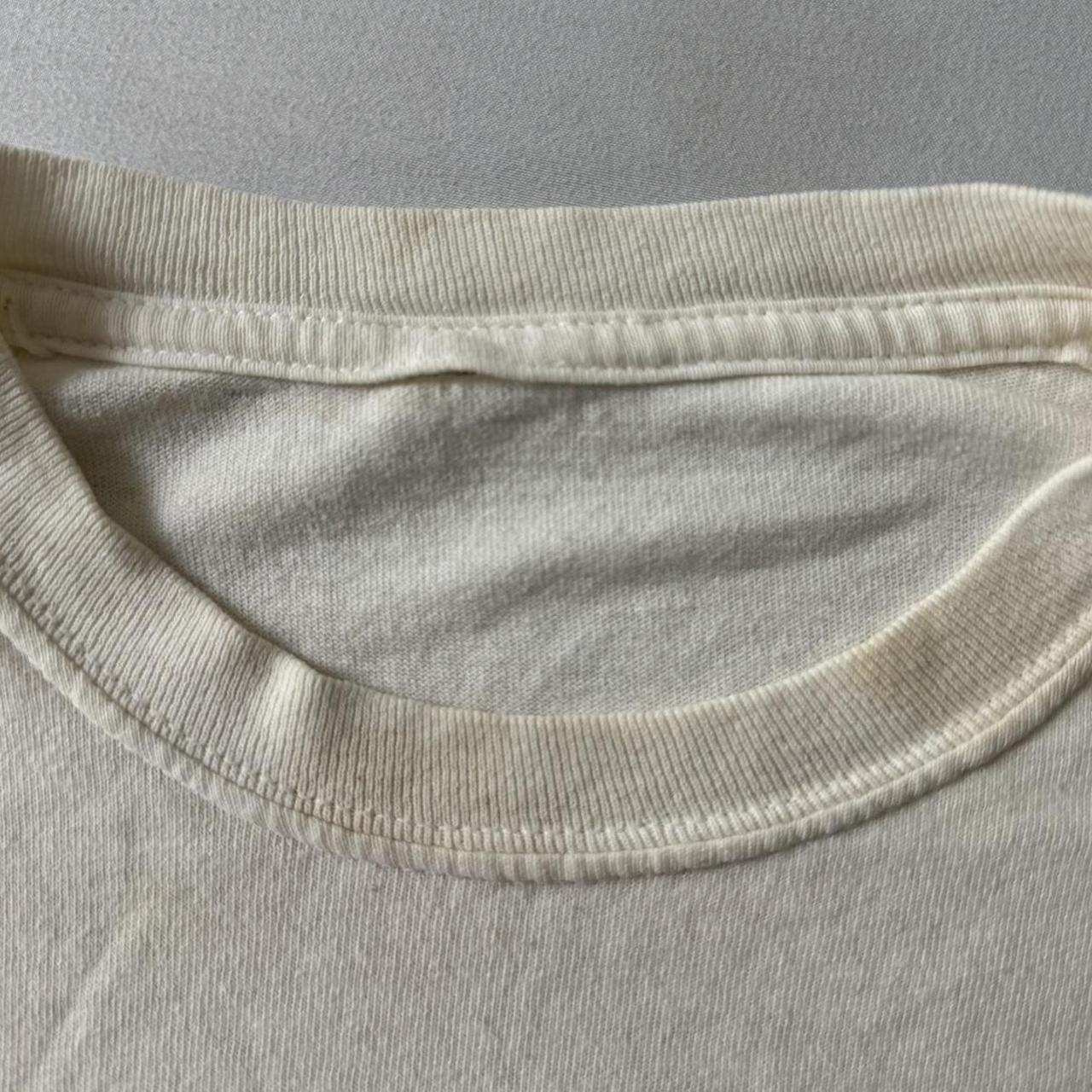 Vintage Casey Mears 2000s Nascar Graphics White Tee... - Depop