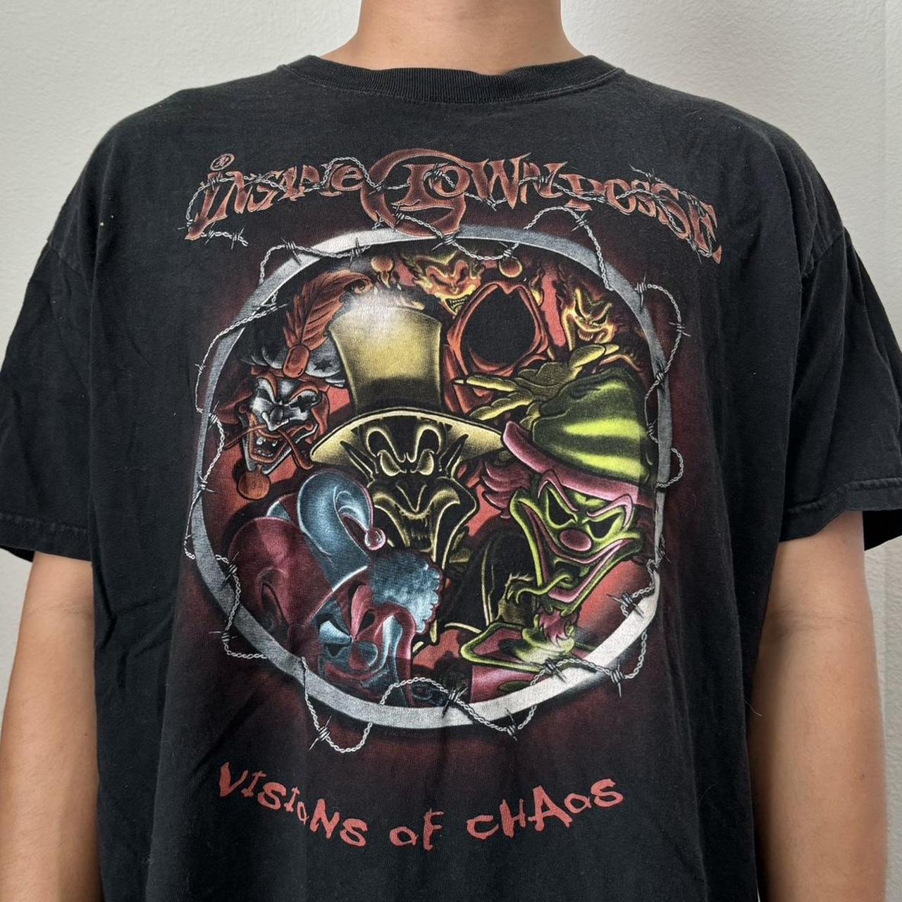 Vintage Insane Clown Posse 2000s Band Graphics Black... - Depop
