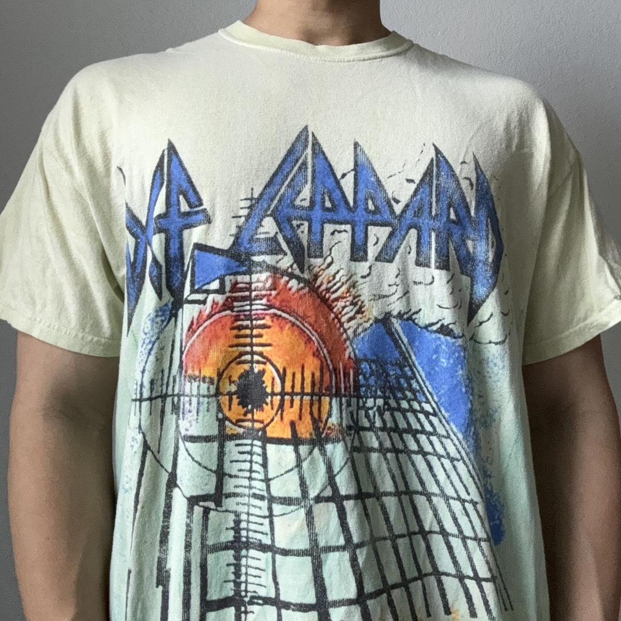 Def Leppard Pyromania Tour Band Graphics Tie Dyed... | Depop