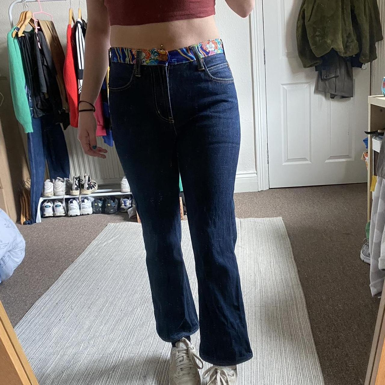 Evisu low rise jeans, would fit a size small (w28... - Depop