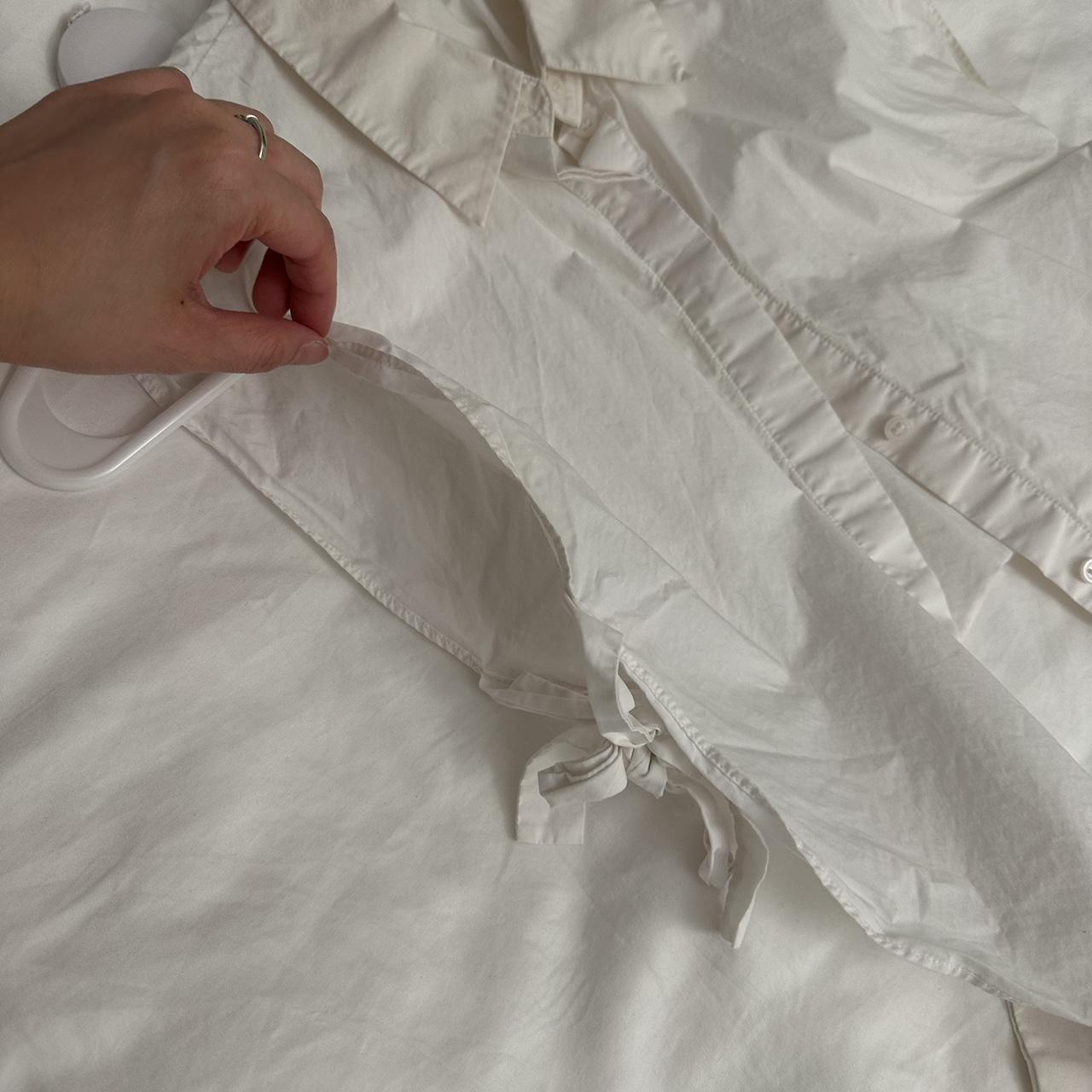 Cos tailored crop shirt The sides r open, can be... - Depop