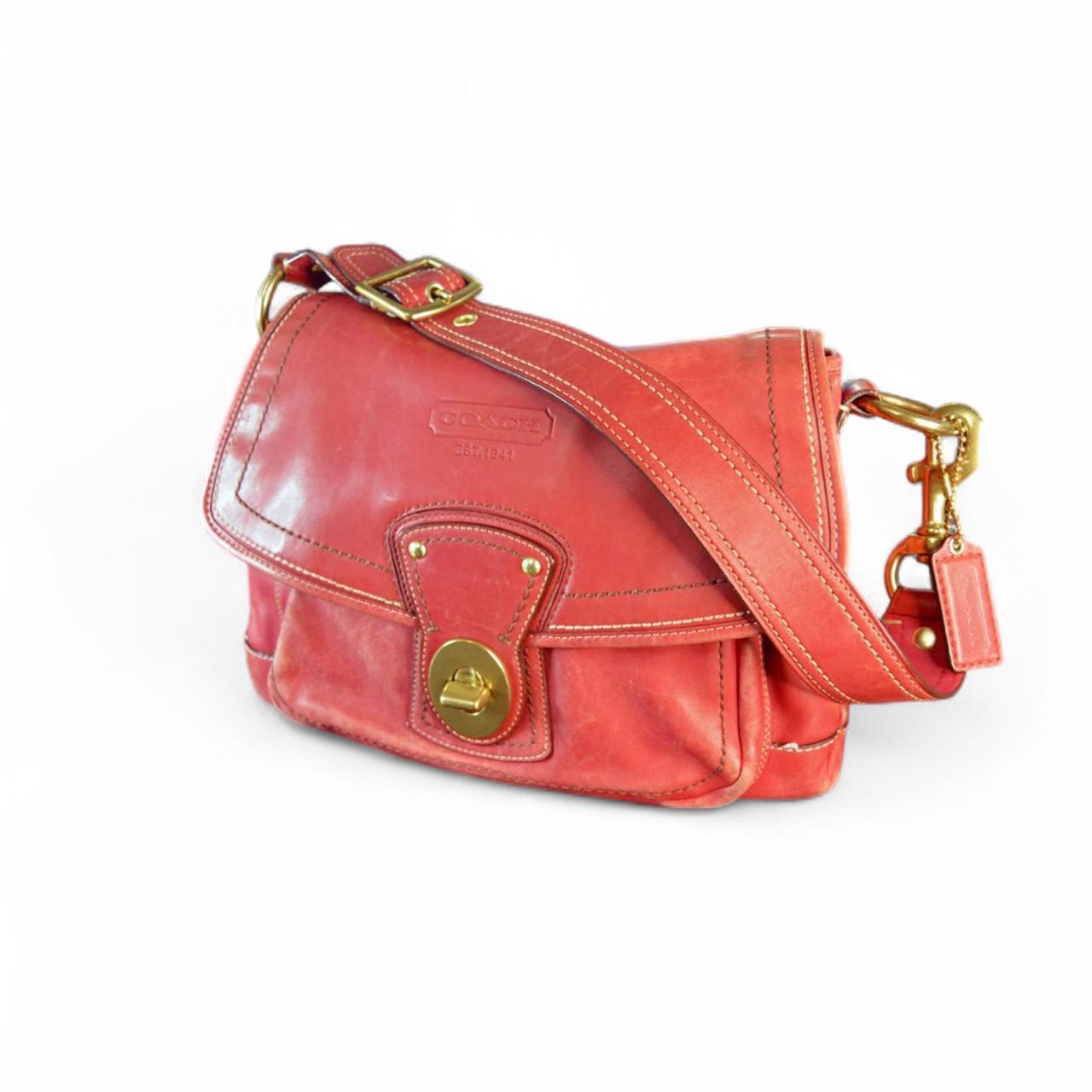 Coach Legacy Ali Hobo Satchel No G0869-F12854, red... | Depop