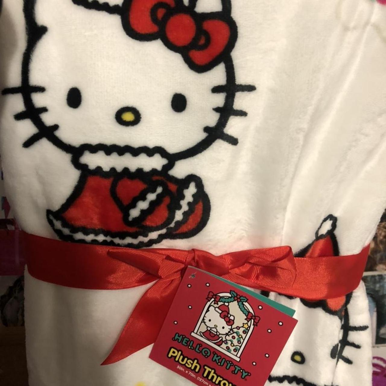 🎄 hello kitty 2023 Christmas throw blanket no... - Depop