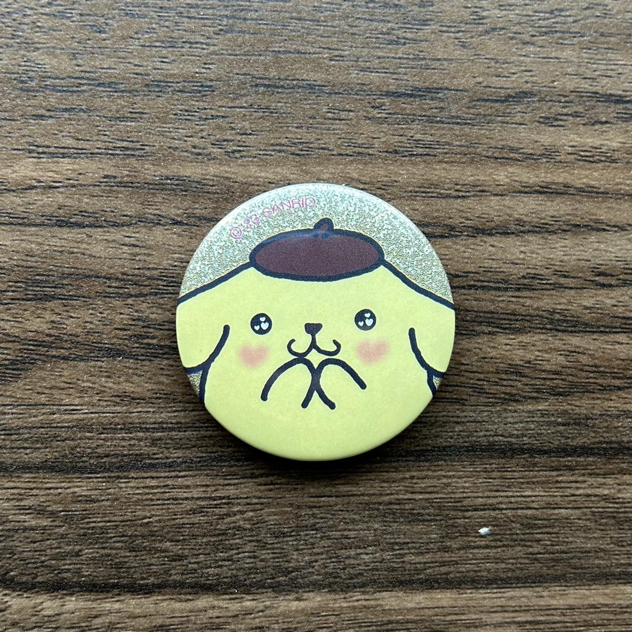 Mini Pompompurin Badge Pin Cute small pin that came... | Depop
