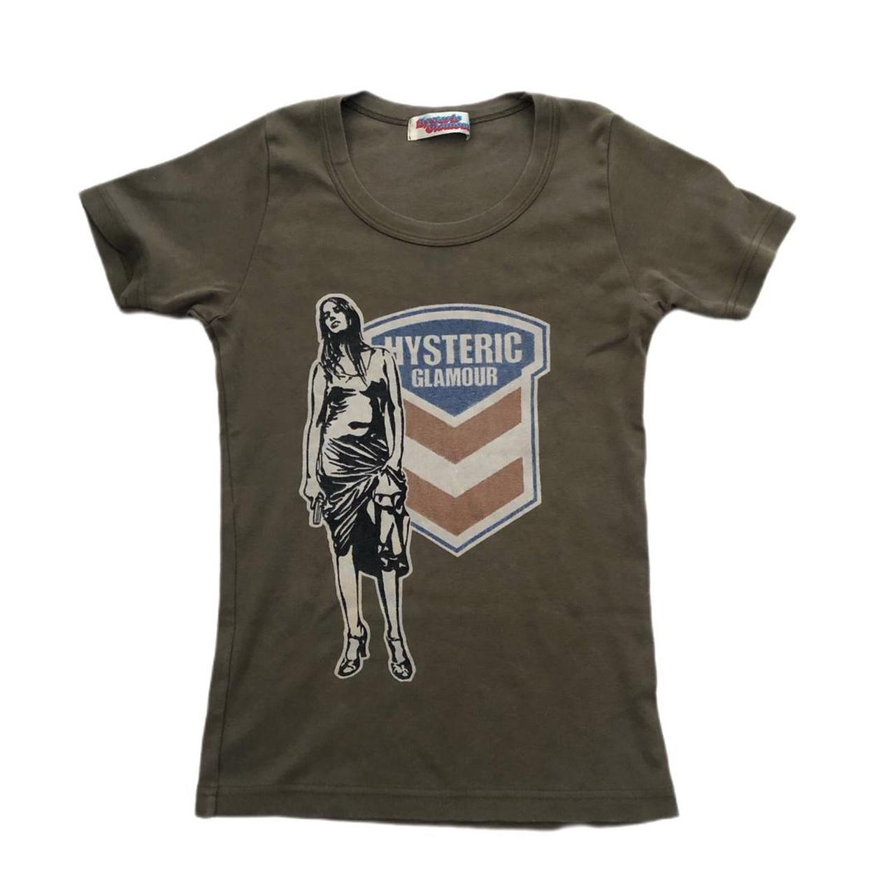 Hysteric Glamour Olive Green T shirt Size... - Depop
