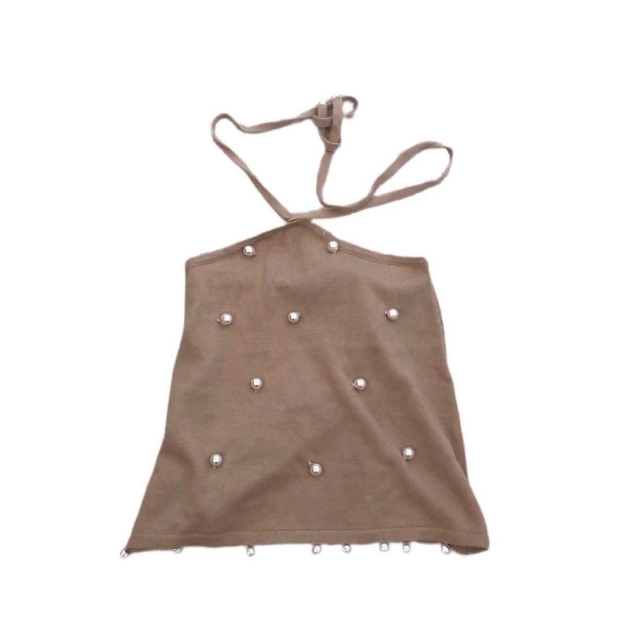 Gyaru pearl halter top amazing gyaru pearl halter... - Depop