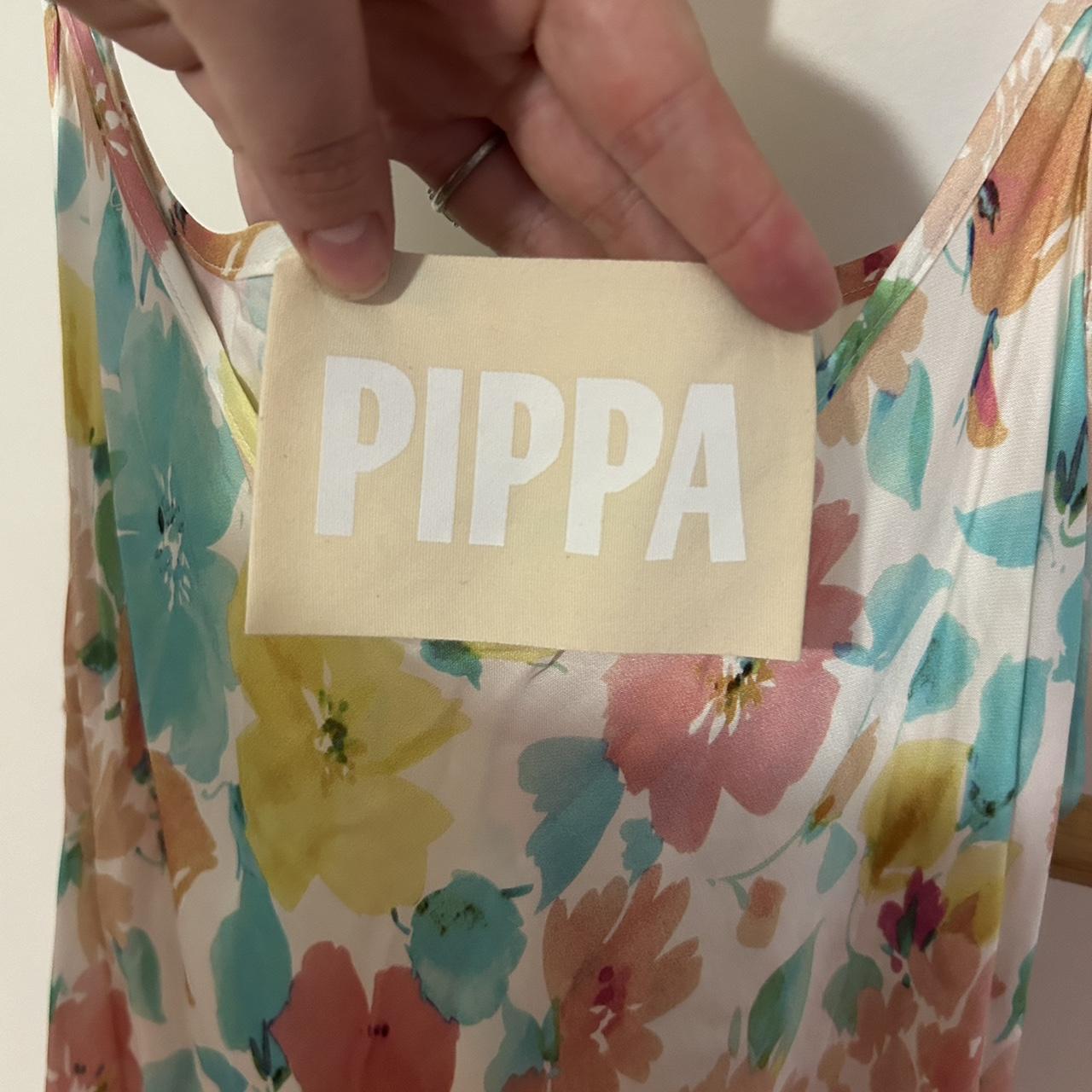 Pippa the label satin maxi dress. Size 12 Never... - Depop