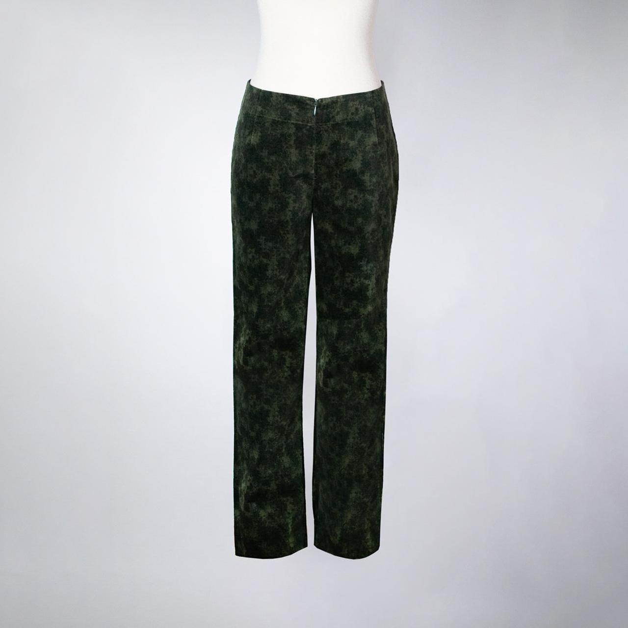 TABASA velvet botanic camo pants size 36. fits like... | Depop