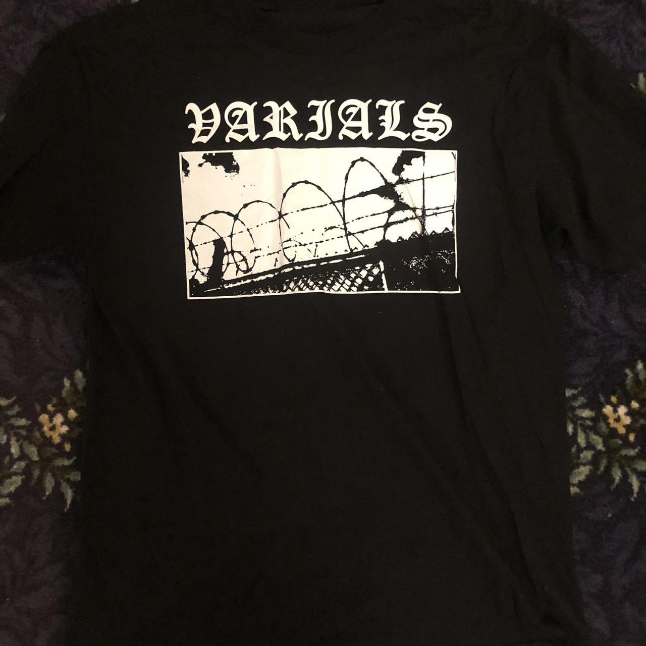 varials shirt size large metalcore - Depop