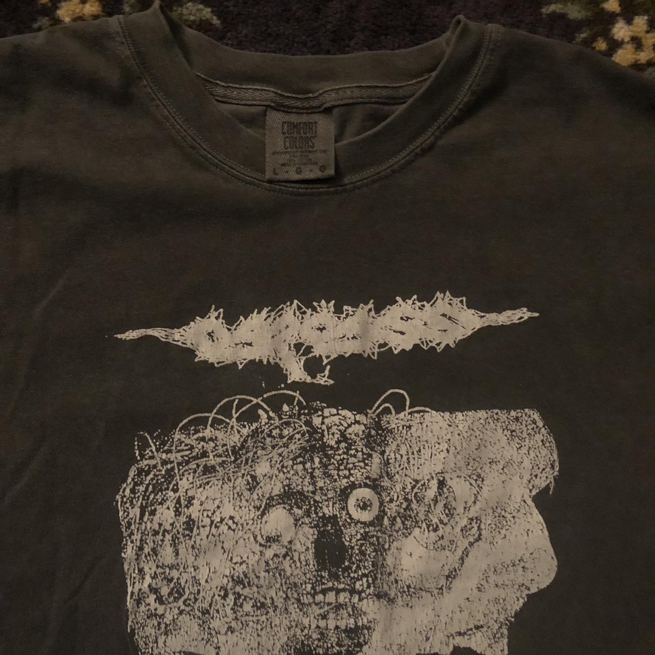 carcass shirt death metal comfort colors size large - Depop