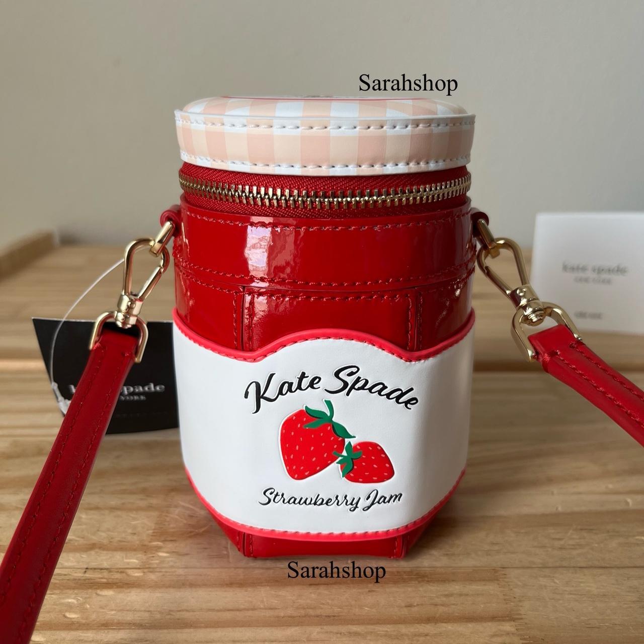 Kate Spade 3D Strawberry Jam Crossbody 100%... - Depop Kate Spade 3D Strawberry Jam Crossbody 100%... - Depop