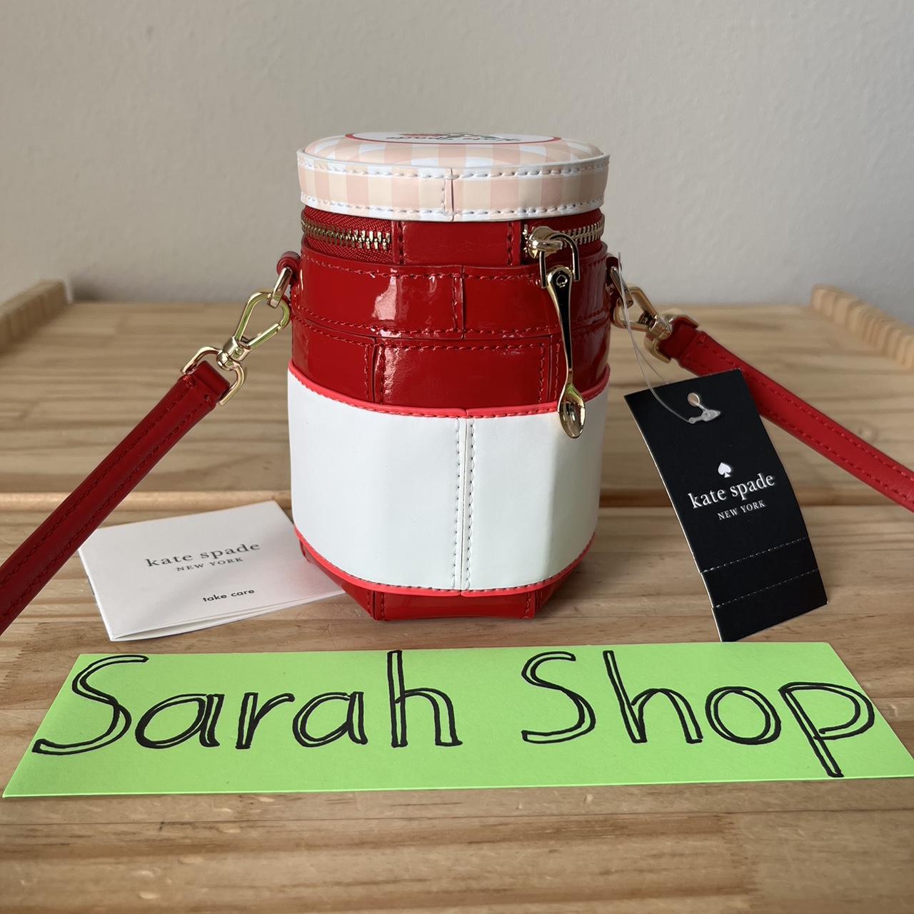 Kate Spade 3D Strawberry Jam Crossbody 100%... - Depop Kate Spade 3D Strawberry Jam Crossbody 100%... - Depop