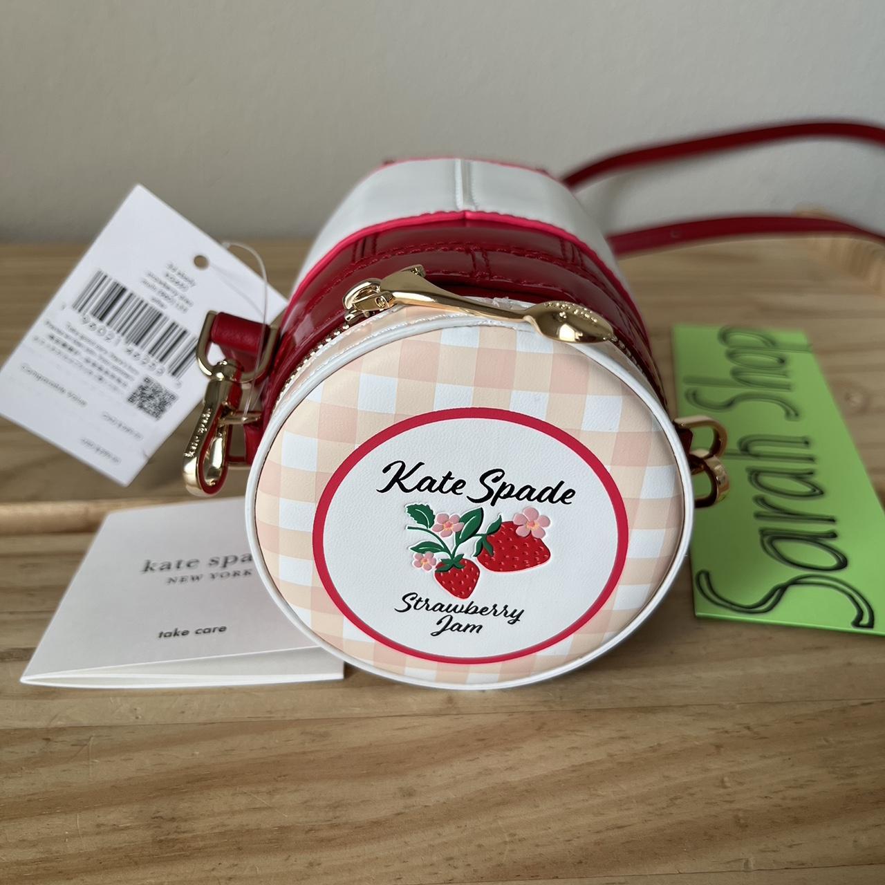 Kate Spade 3D Strawberry Jam Crossbody 100%... - Depop Kate Spade 3D Strawberry Jam Crossbody 100%... - Depop