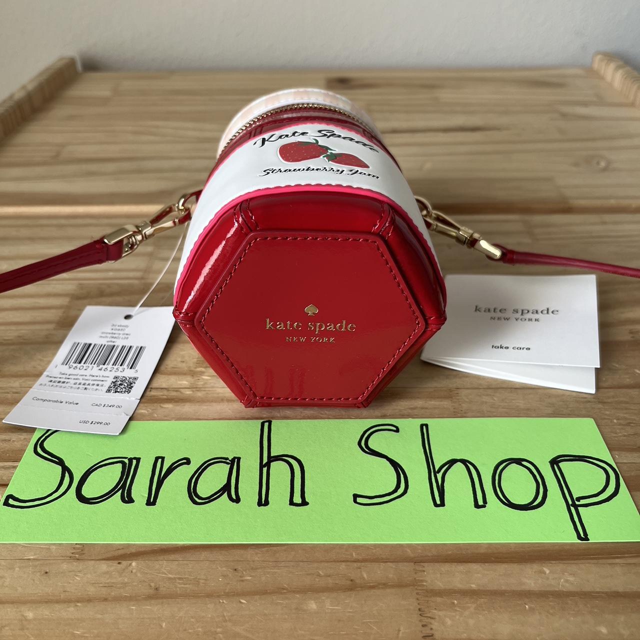 Kate Spade 3D Strawberry Jam Crossbody 100%... - Depop Kate Spade 3D Strawberry Jam Crossbody 100%... - Depop