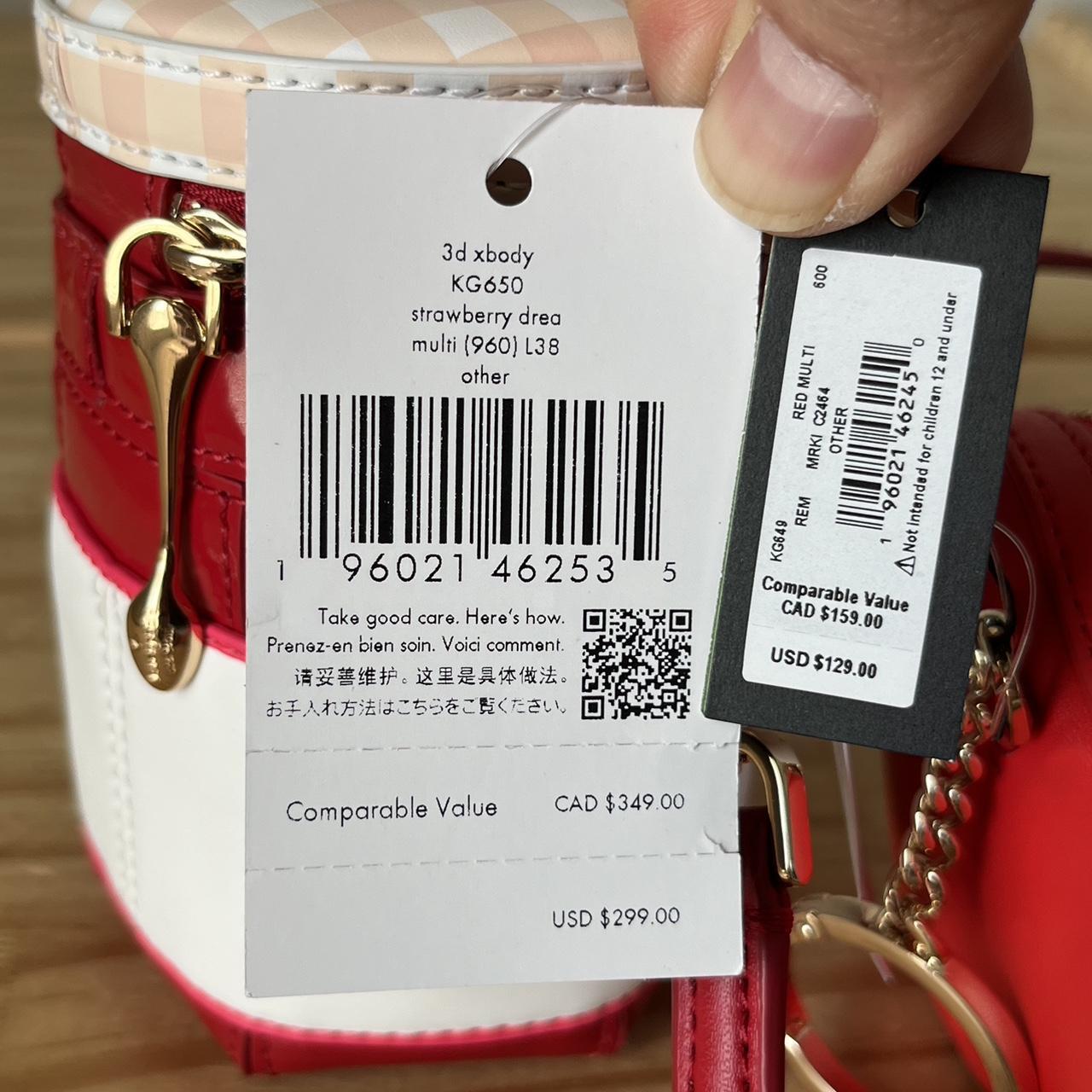 Kate Spade 3D Strawberry Jam Crossbody Set 100%... - Depop Kate Spade 3D Strawberry Jam Crossbody Set 100%... - Depop