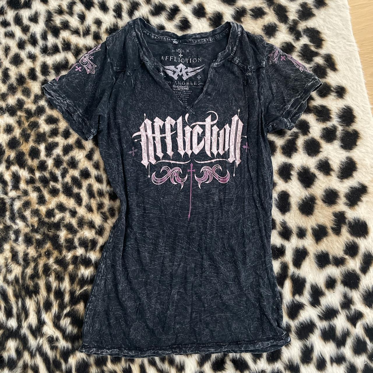 Super Hot Affliction Tee 🩶 - Depop