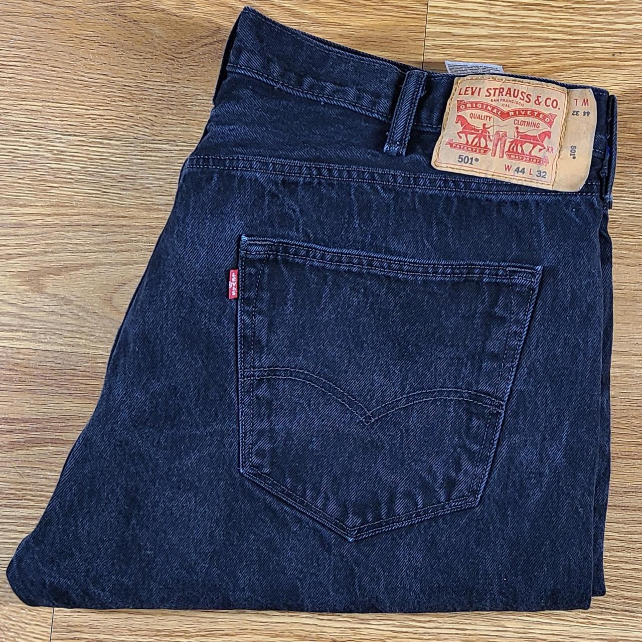 501 BUTTON FLY LEVI'S Oct 2017 JEANS STRAIGHT,... - Depop