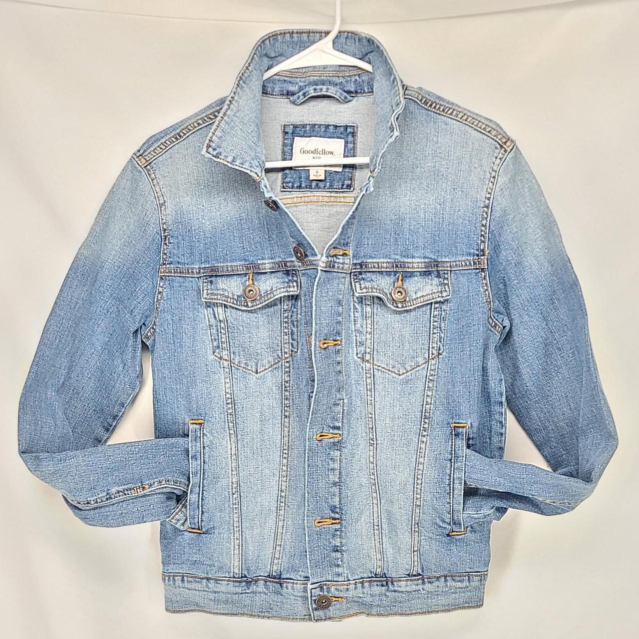 GOODFELLOW & CO 2018 TRUCKER DENIM BUTTON 6 POCKET... - Depop