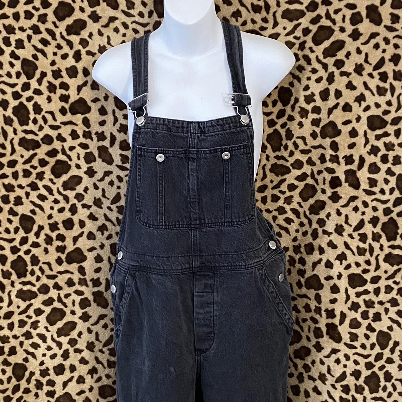 Women’s black arthoe indie boho skater overalls vintage - Depop