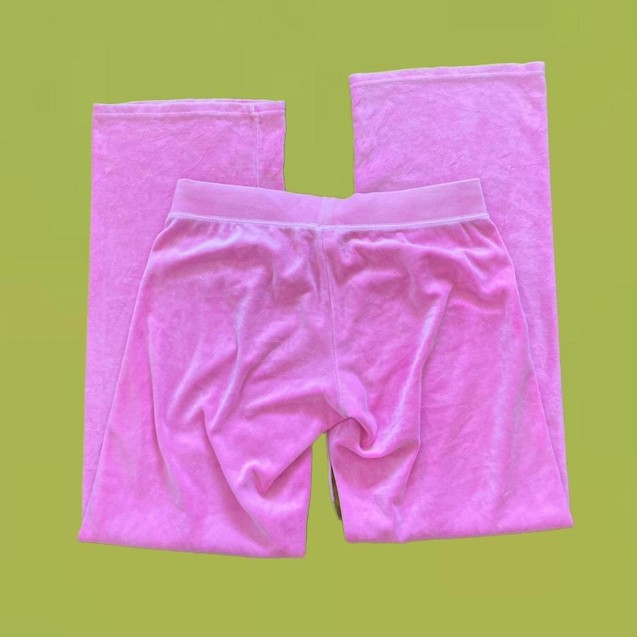 juicy couture pink trackies! size M shown on an 8 so... - Depop