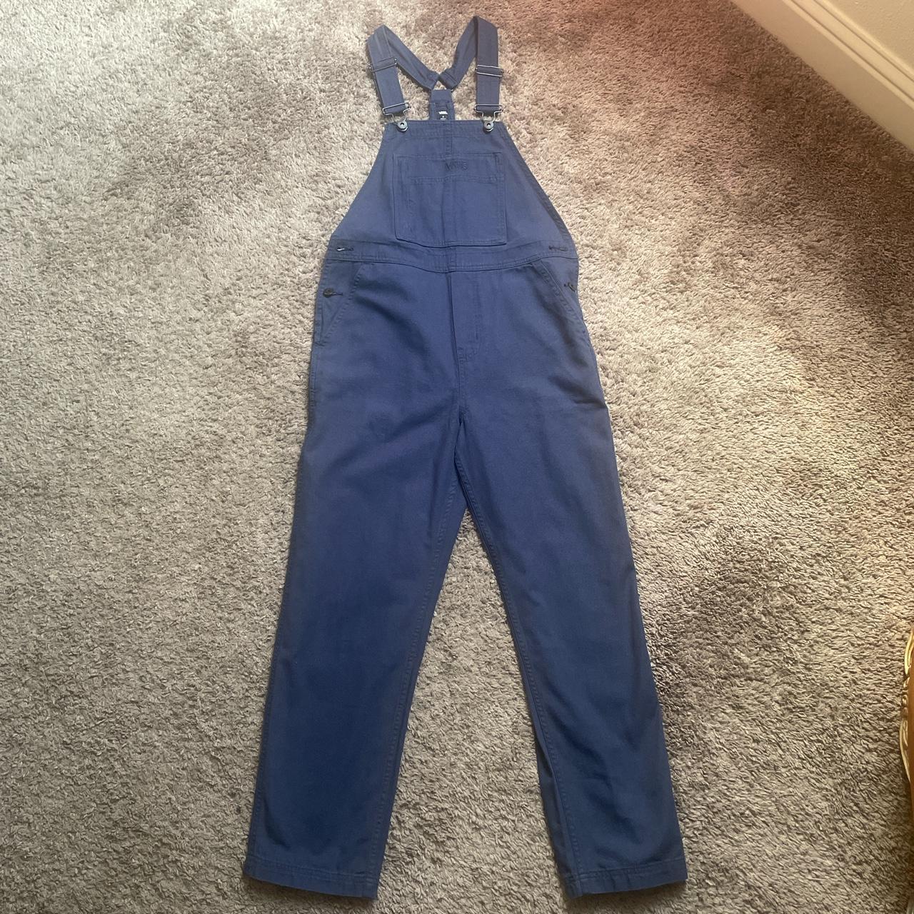 Vans Women's Navy Dungarees-overalls | Depop