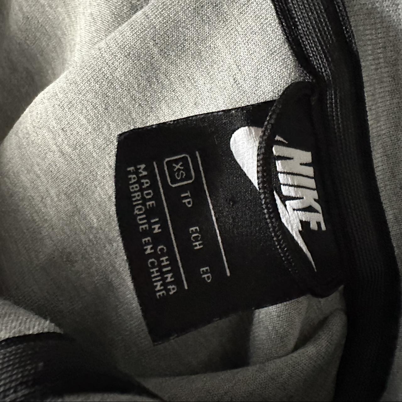 nike tech fleece old season grey hoodie xs small... - Depop