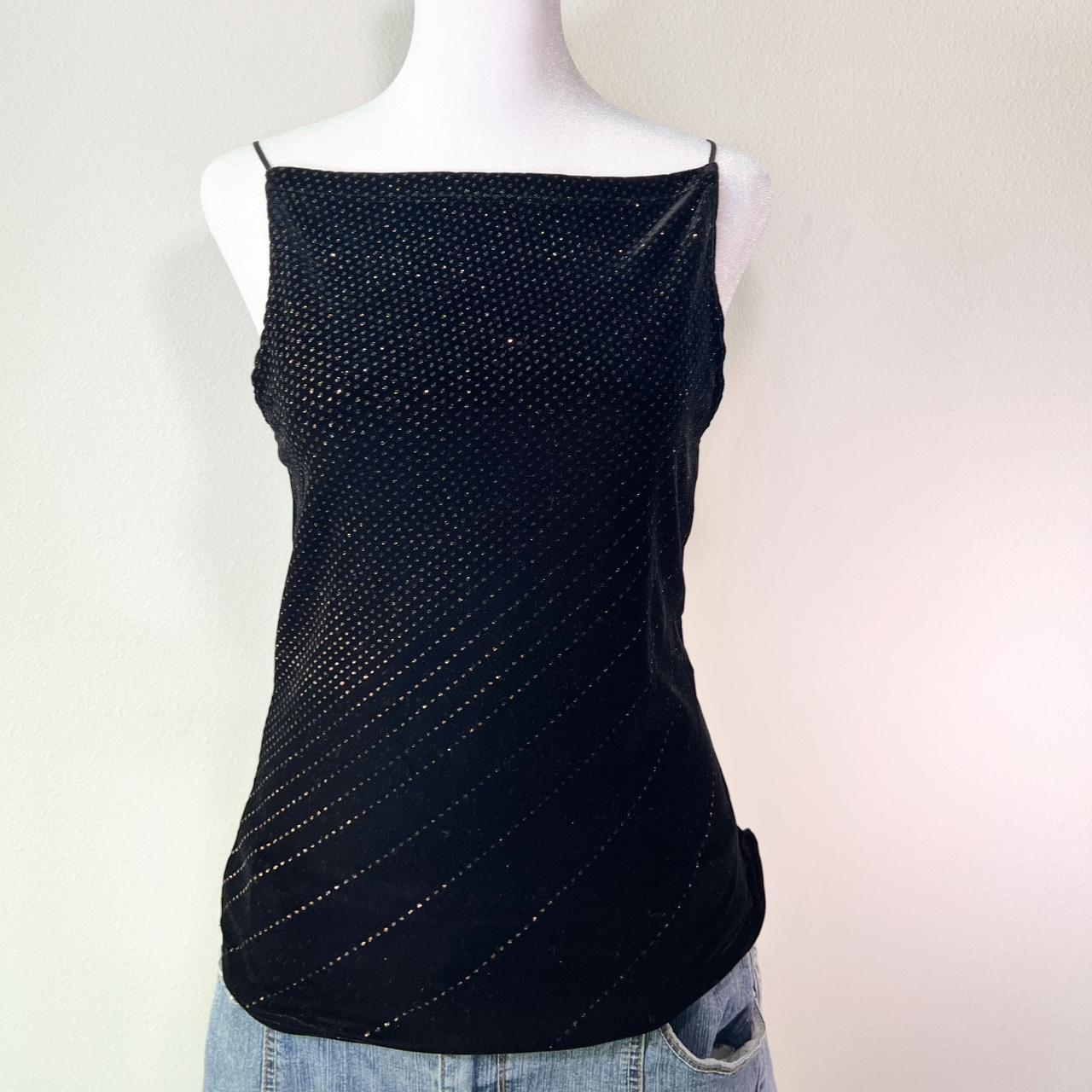 velvet sparkly my Michelle tank top - Clubbing, party, - Depop