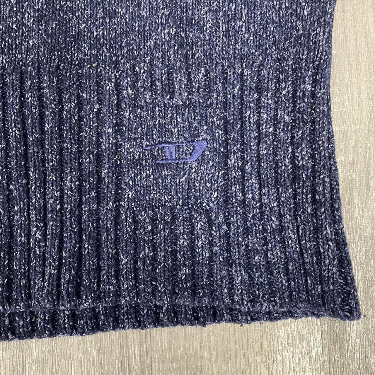 Beautiful diesel designer knit roll neck navy blue... - Depop