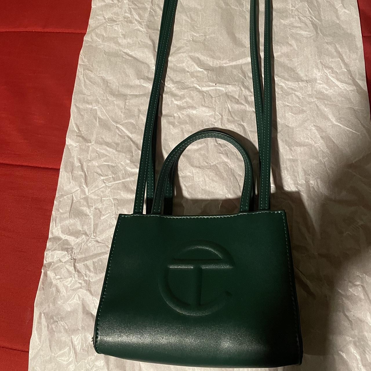 Green mini telfar (smallest size) Sad to see this... - Depop
