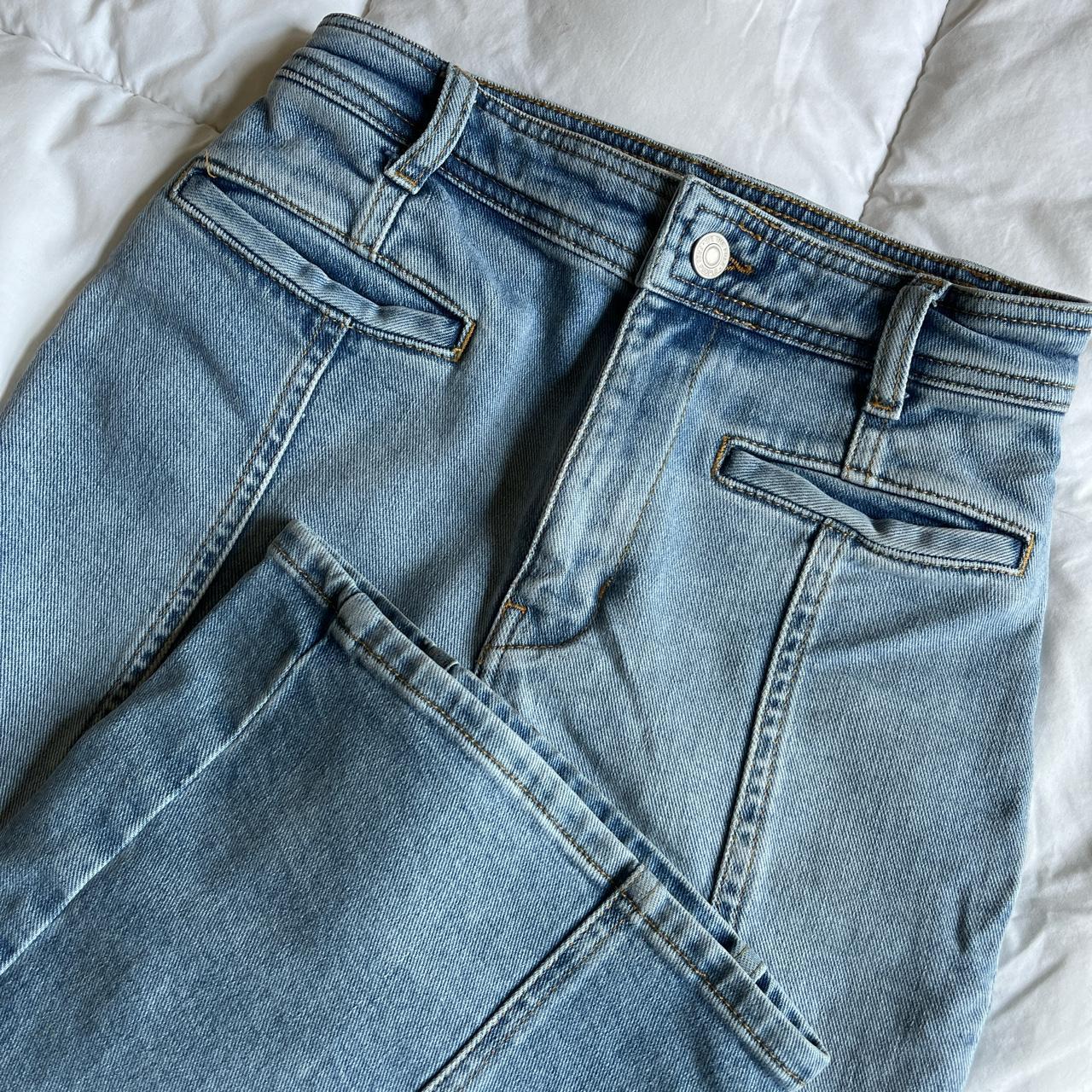 FREE PEOPLE FIRECRACKER JEANS worn ONCE high waisted... - Depop