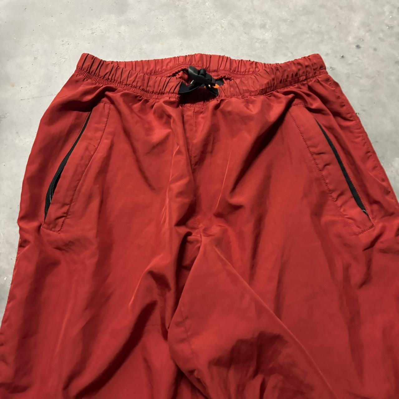 Vintage Y2K/2000s Red Nike ACG Drill Essential Track... - Depop