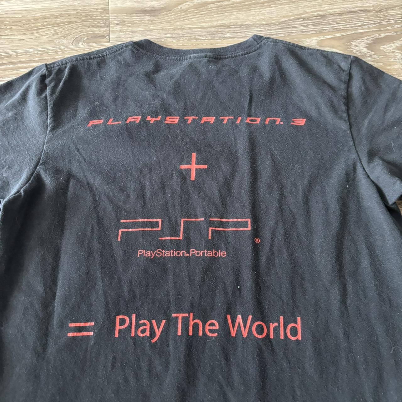 Vintage Y2K/2000s Cute Black Playstation Gamer Tee!... | Depop