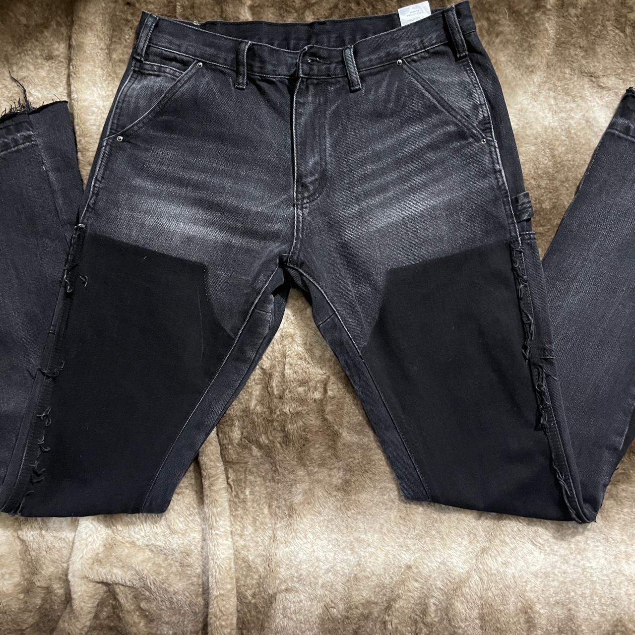 ️ MNML brand black denim jeans ️ Flares at the leg... - Depop