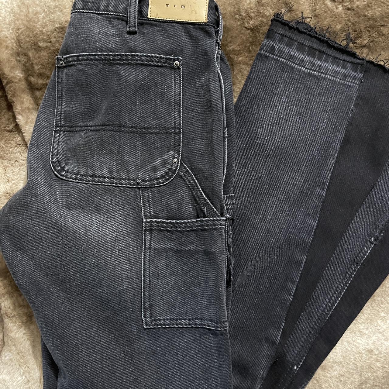 ️ MNML brand black denim jeans ️ Flares at the leg... - Depop
