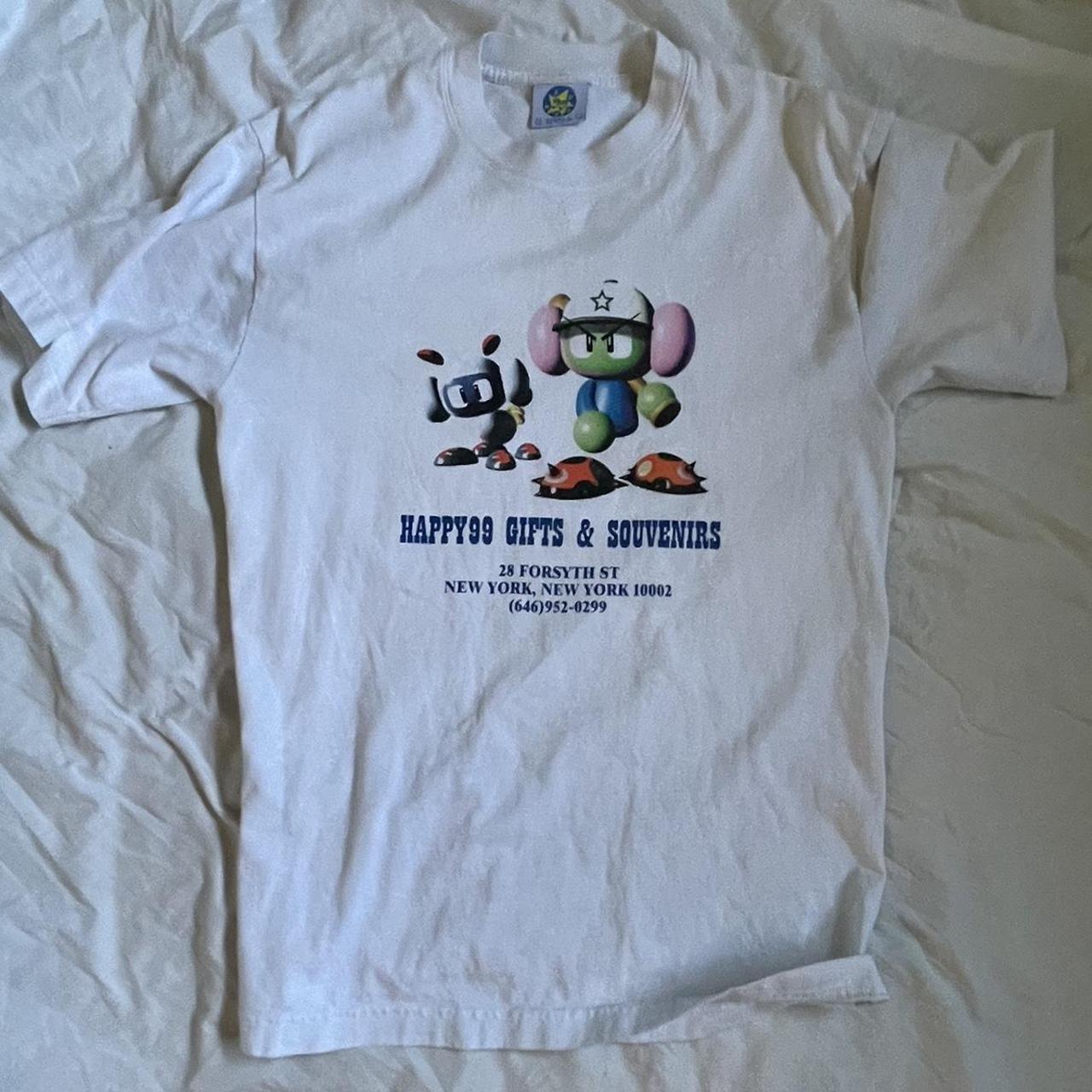 small happy 99 shirt never worn bought at store - Depop