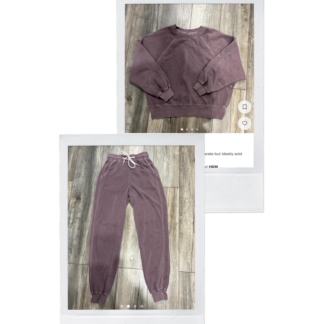 H&M Purple Tracksuit SET. Perfect condition still.... - Depop