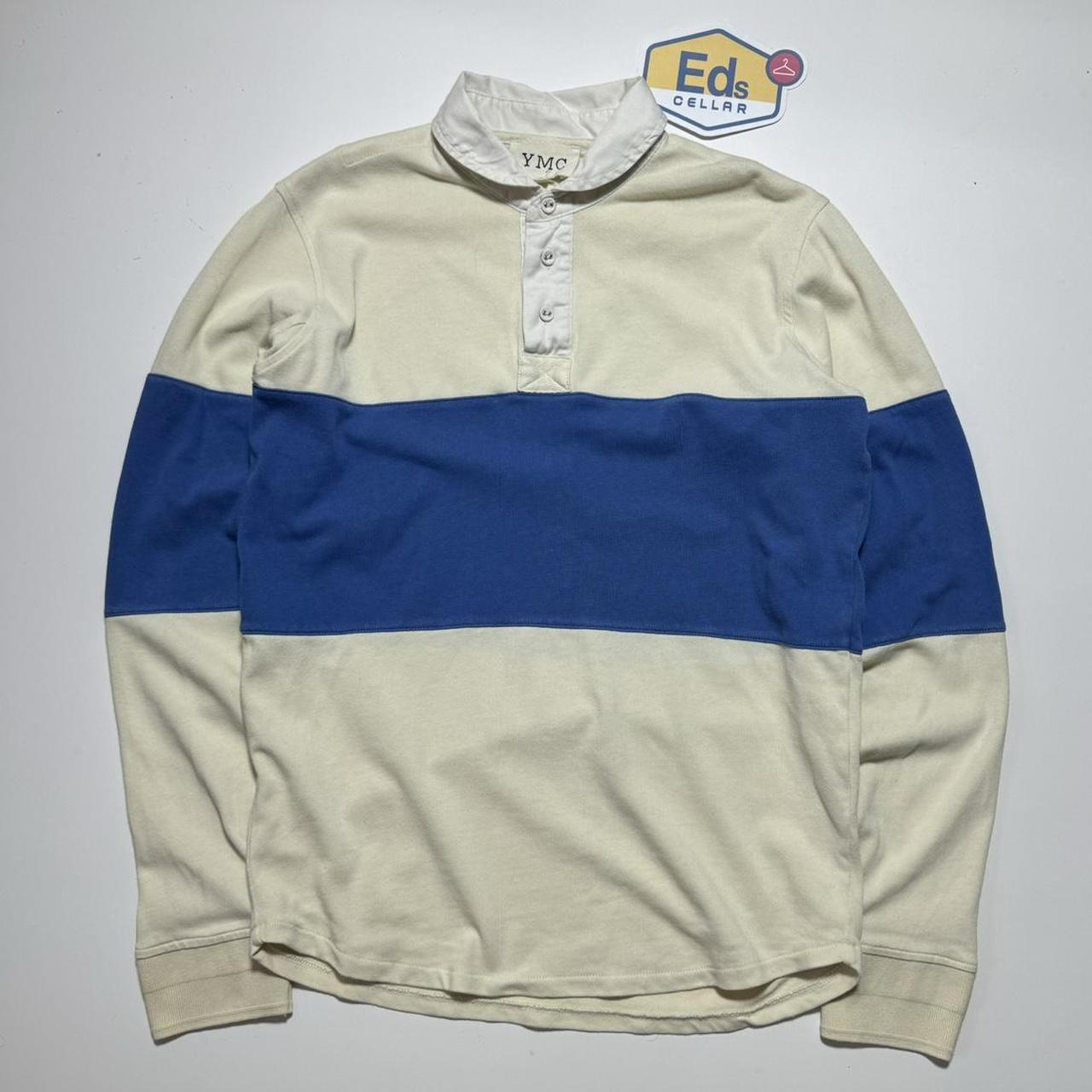 YMC long sleeve polo / jersey Size - small (20”... - Depop