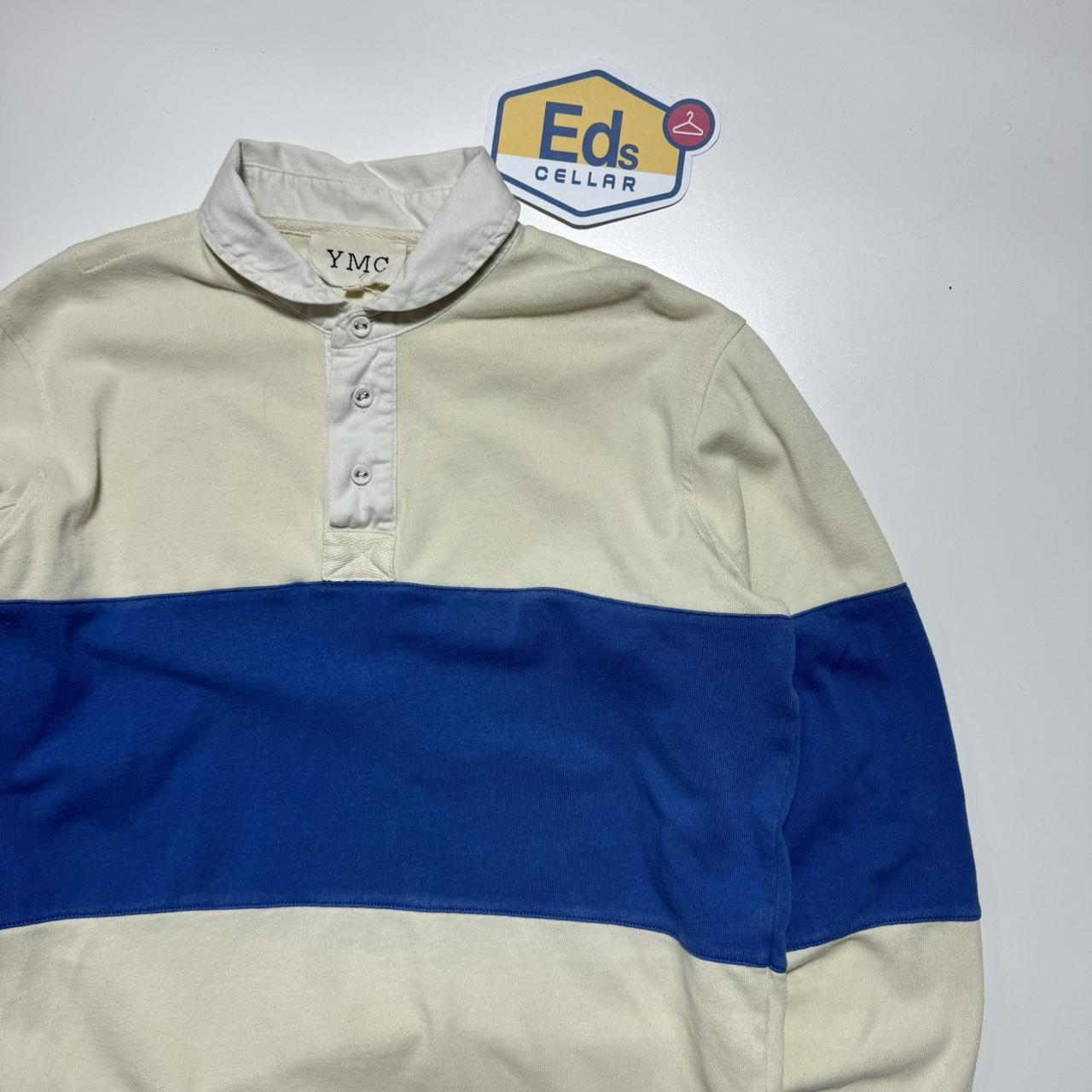 YMC long sleeve polo / jersey Size - small (20”... - Depop