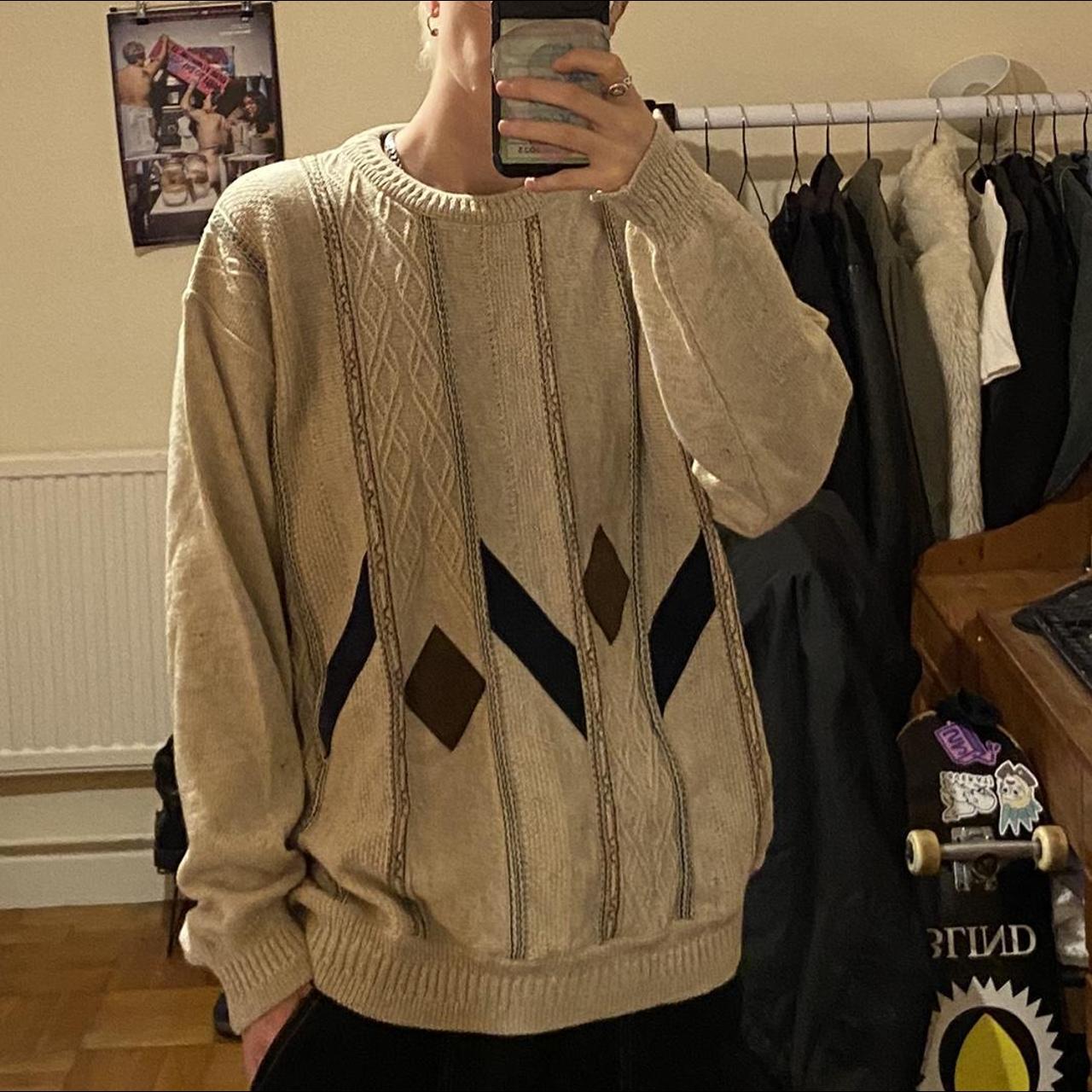 Vintage merino wool jumper. Super comfy & sick 80s... - Depop