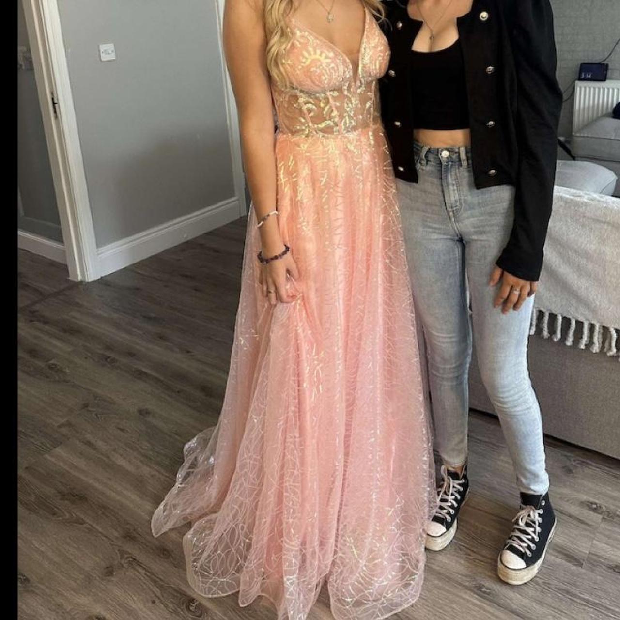 Selling this debs/prom dress for a friend. Size 10... - Depop