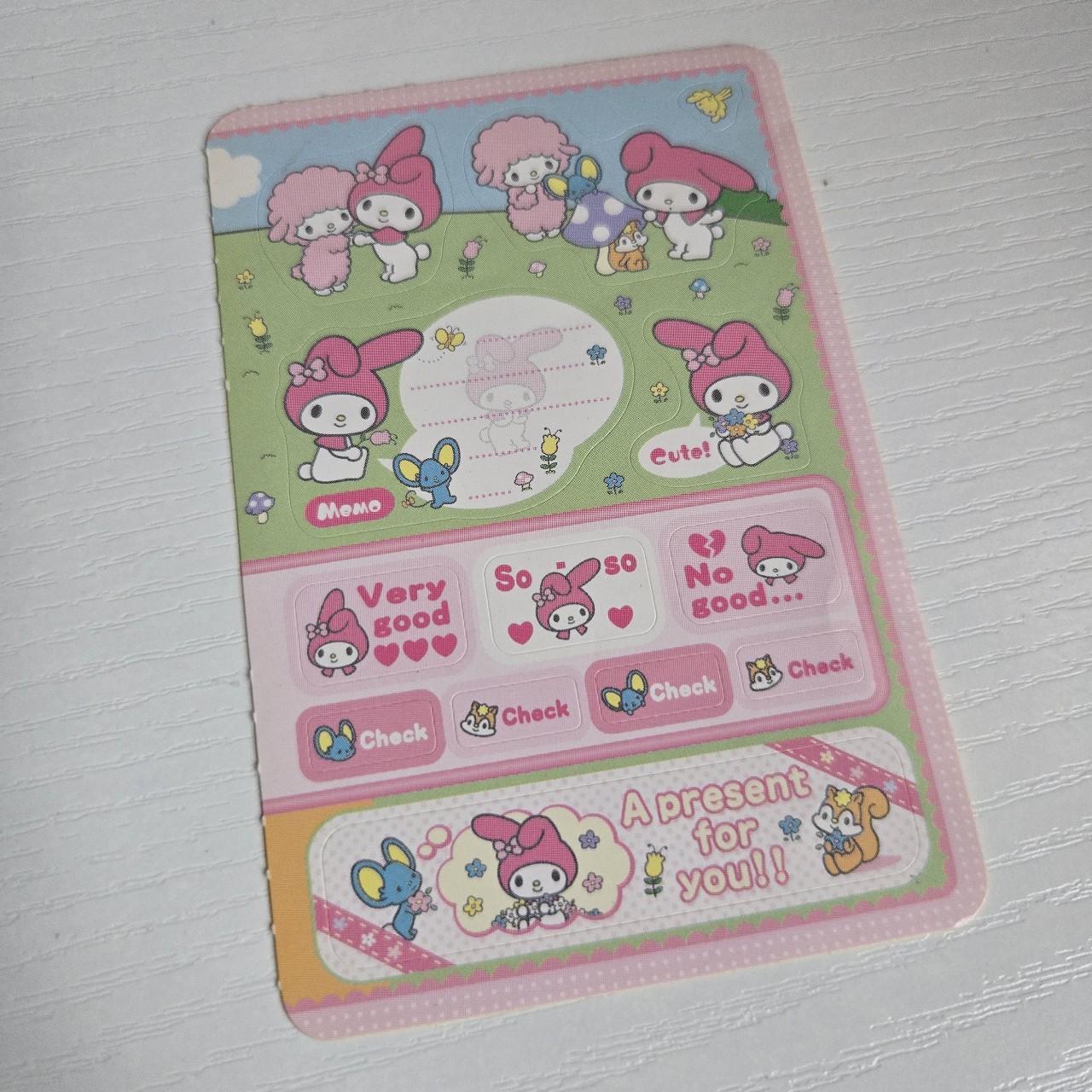 My melody mini stickers sheet. These stickers were... - Depop
