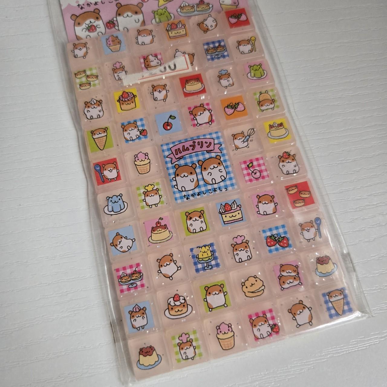Cute cube hamster stickers sheet. These stickers... - Depop