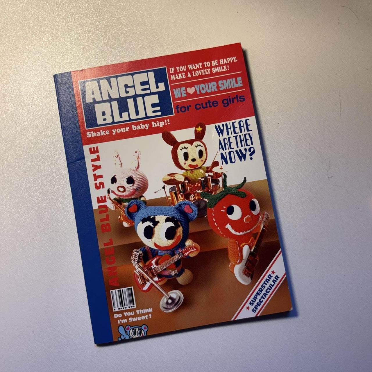 Rare Angel Blue sticker book featuring a cute girl... | Depop