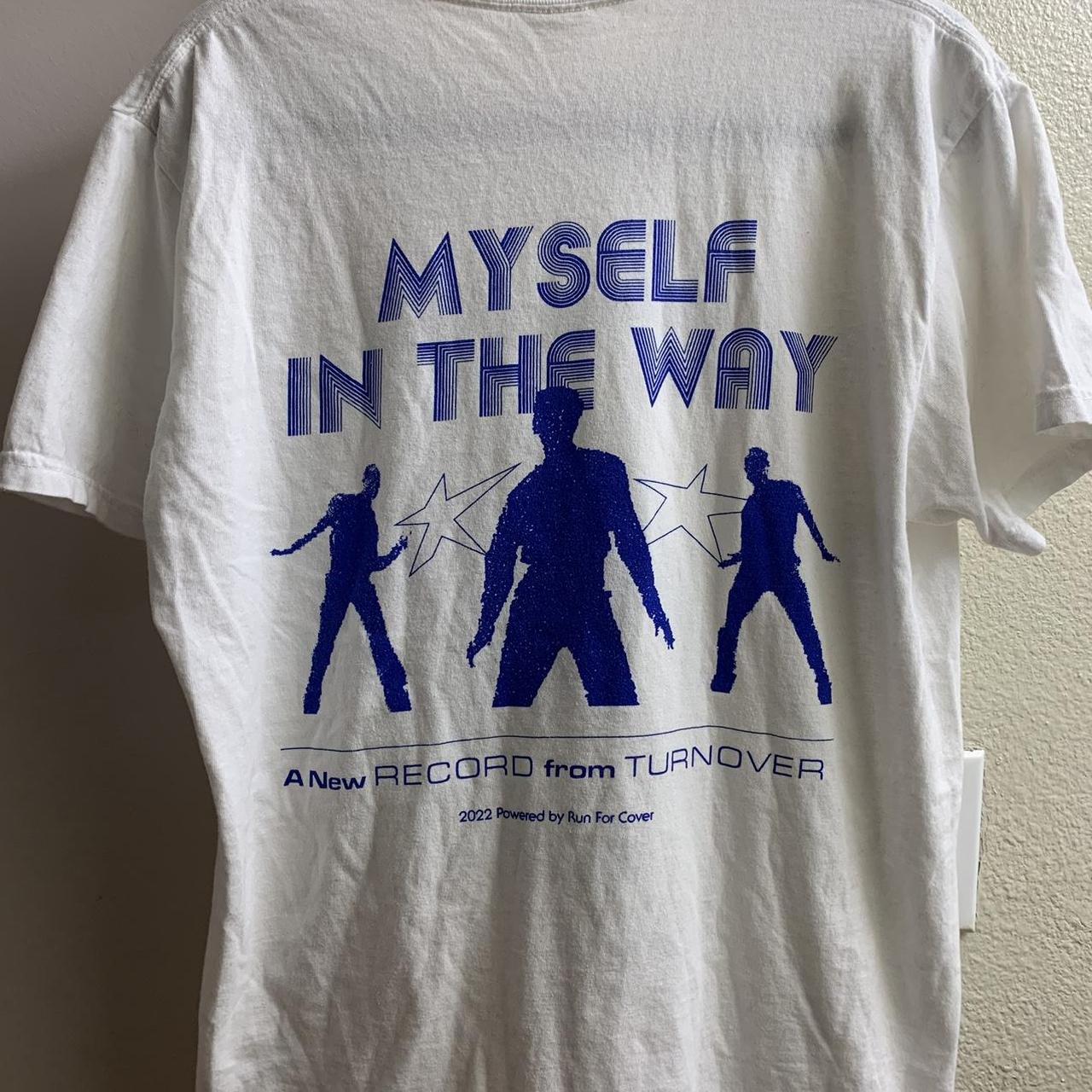 Turnover shirt from new album release/myself in the... - Depop